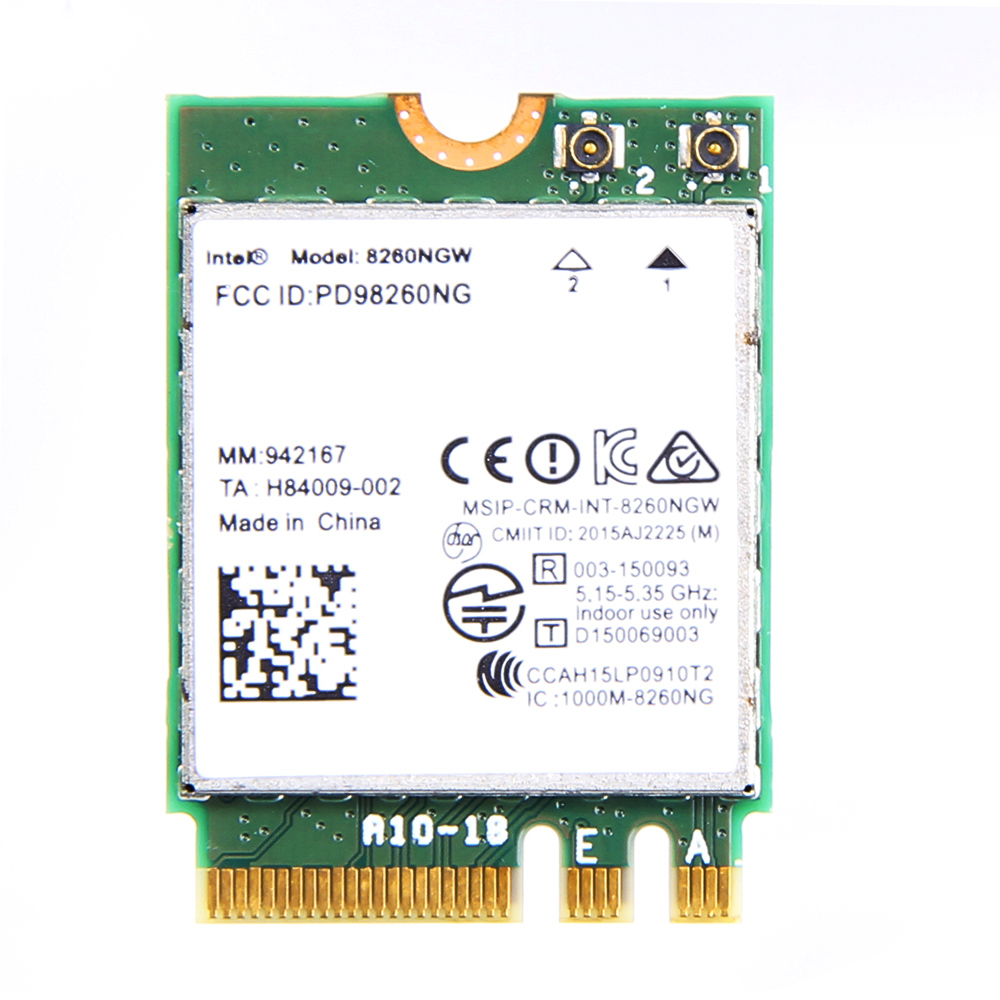 Intel Dual Band Wireless-AC 8260 NGFF Wifi Card 8260NGW 867Mbps +2pcs ...